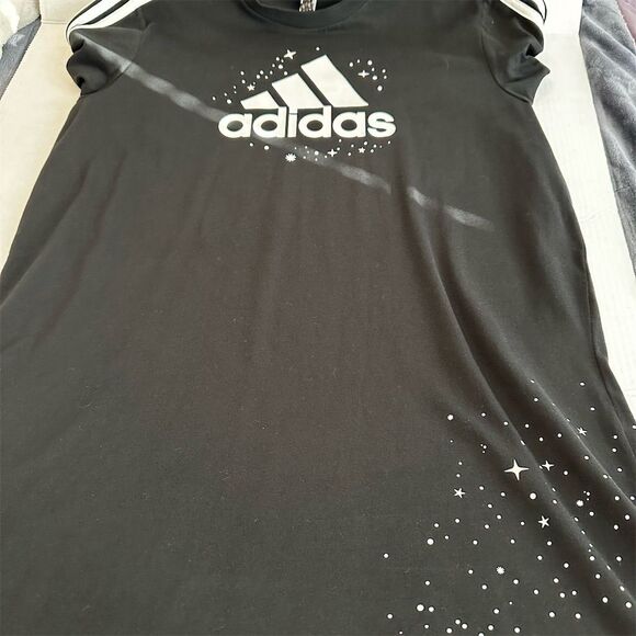 adidas | Dresses | Adidas Womens Tshirt Dress Celestial Pattern Puff ...